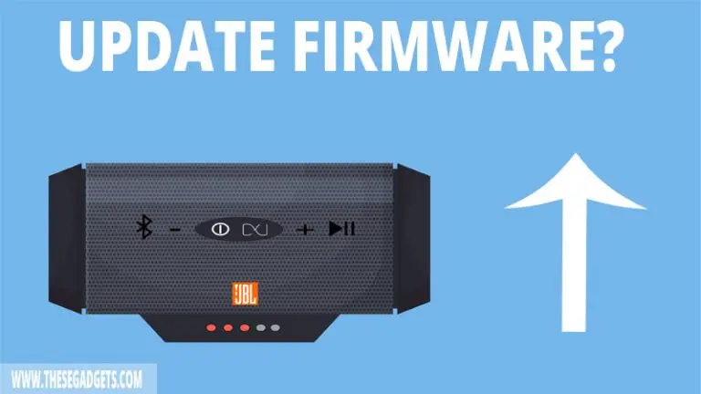 How To Update a JBL Speaker Firmware Version? (Easy!) – These Gadgets